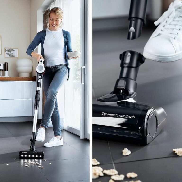 Bosch Unlimited 7 White Cordless Stick Vacuum - VacDirect