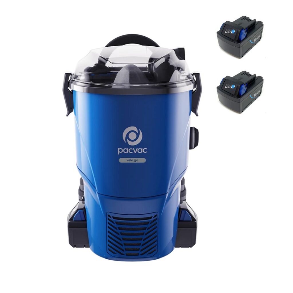 Pacvac Velo Battery Cordless Backpack Vacuum - VacDirect